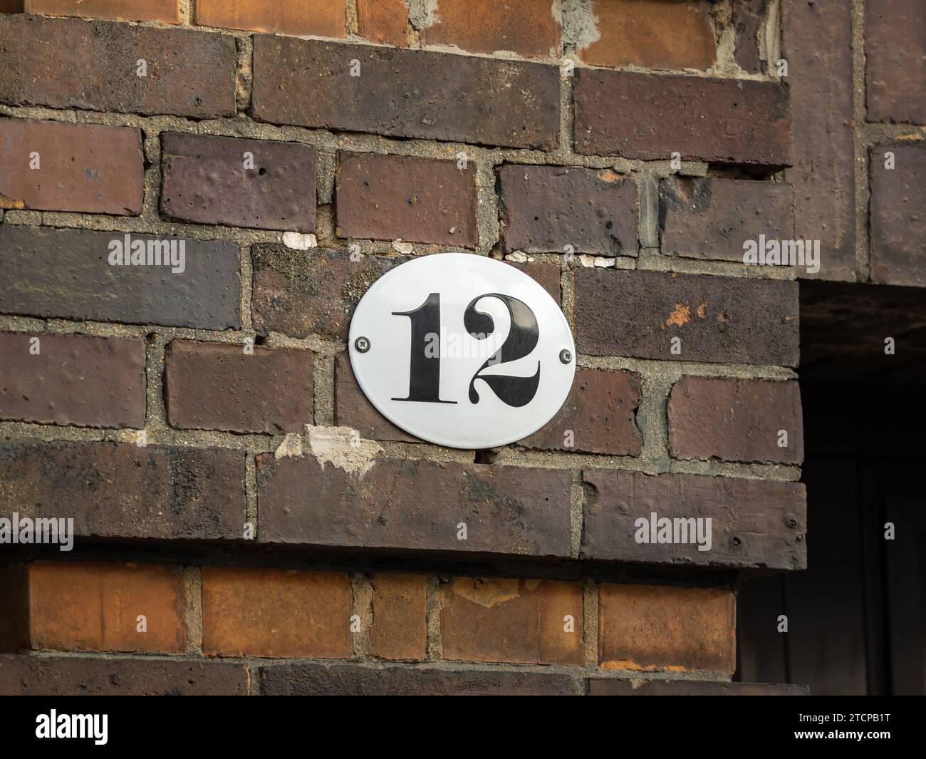12 metal sign hi-res stock photography and images - Alamy