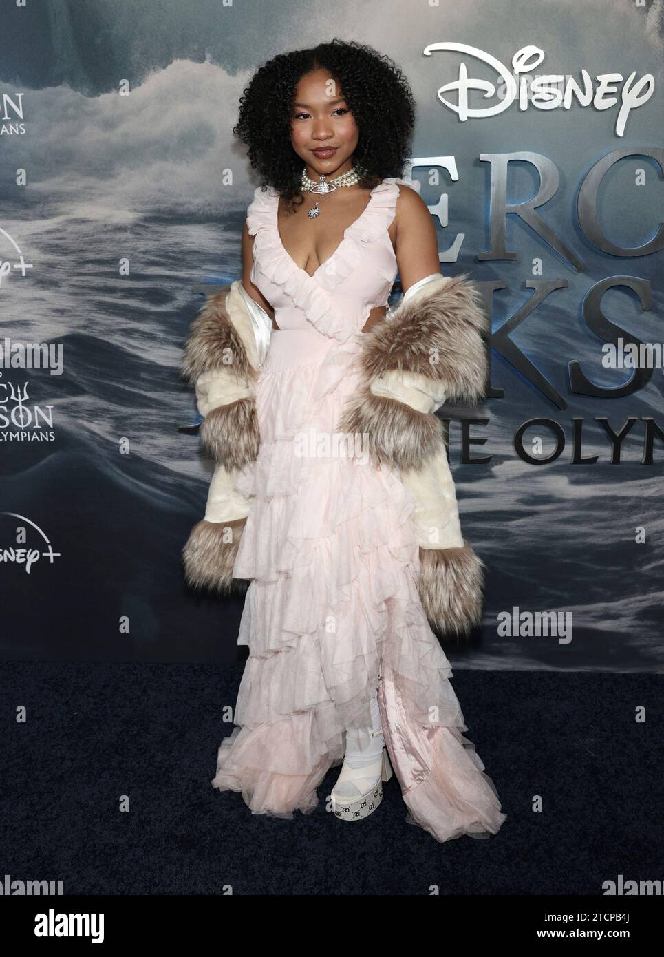 Laya DeLeon Hayes attends the Disney+ original series world premiere of ...