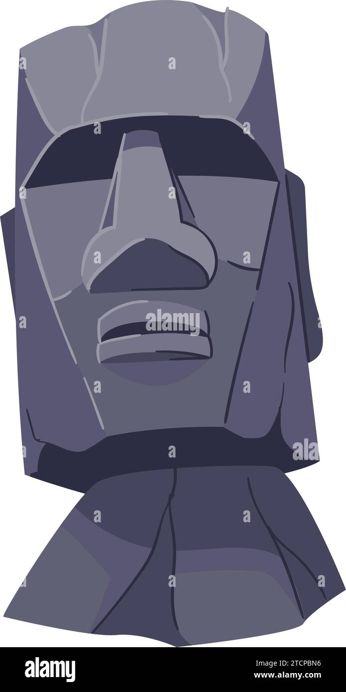 Moai and archeology Stock Vector Images - Alamy
