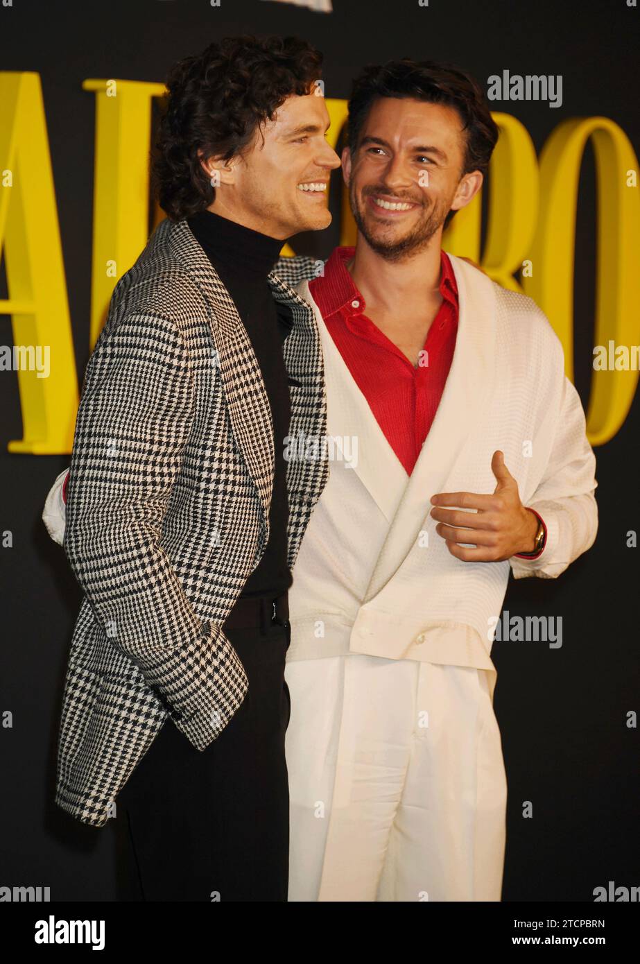 LOS ANGELES, CALIFORNIA - DECEMBER 12: (L-R) Matt Bomer and Jonathan ...