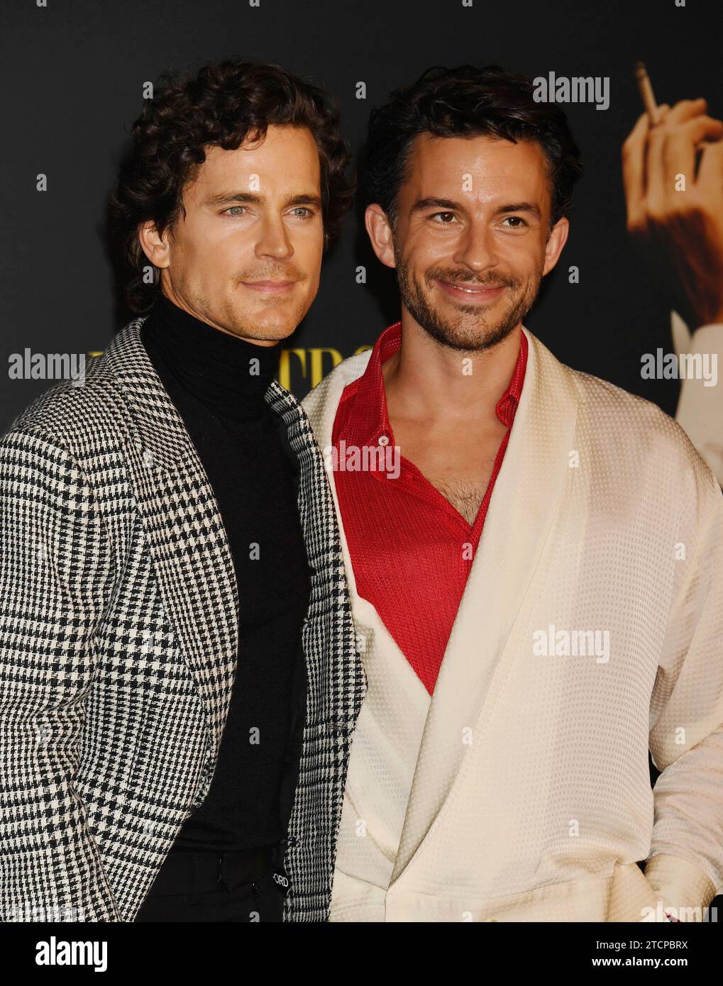 LOS ANGELES, CALIFORNIA - DECEMBER 12: (L-R) Matt Bomer and Jonathan ...