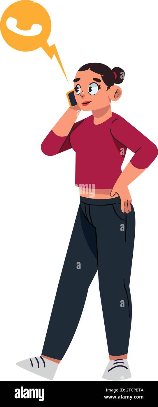 worldwide girl communication Stock Vector Image & Art - Alamy