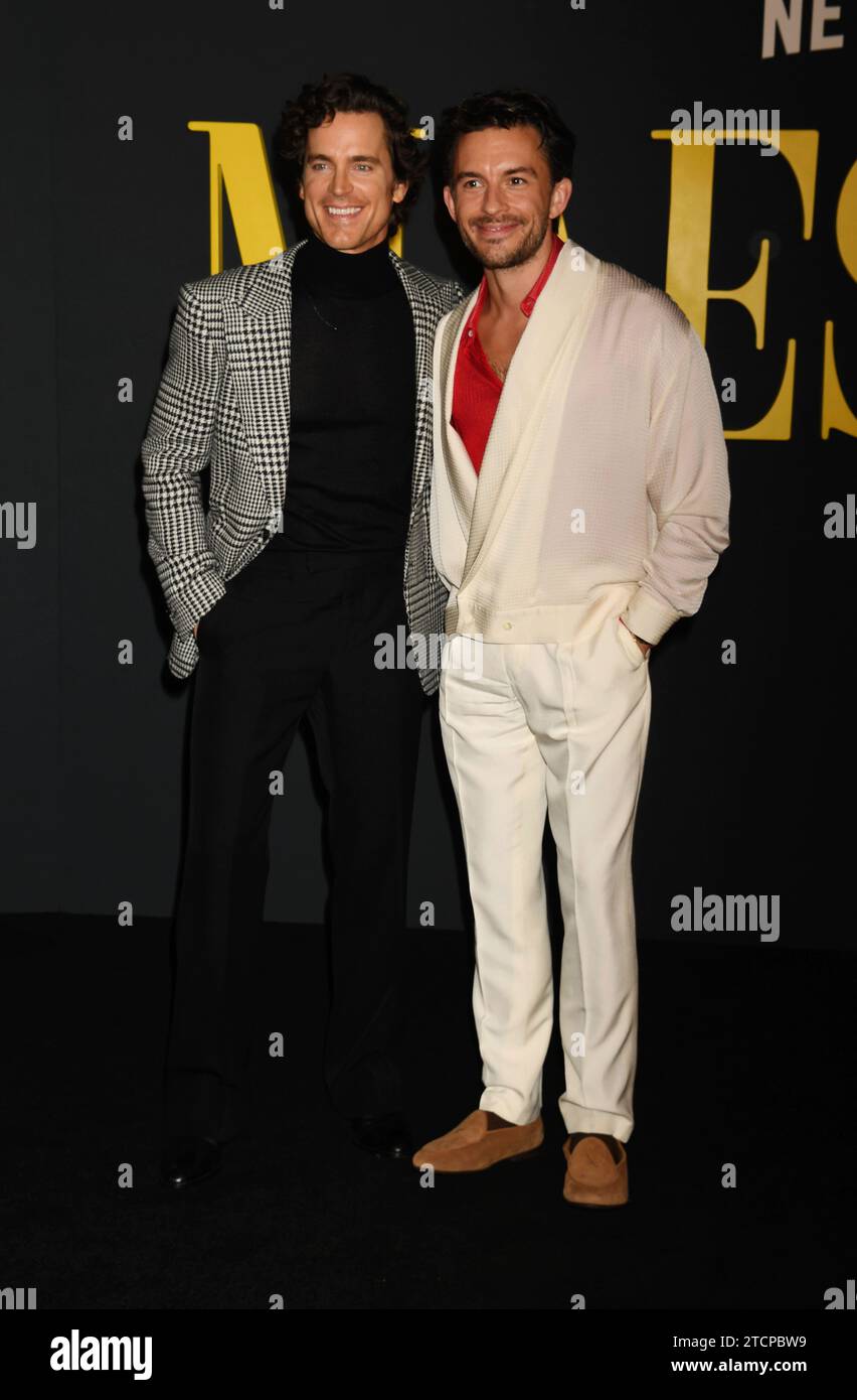 LOS ANGELES, CALIFORNIA - DECEMBER 12: (L-R) Matt Bomer and Jonathan ...