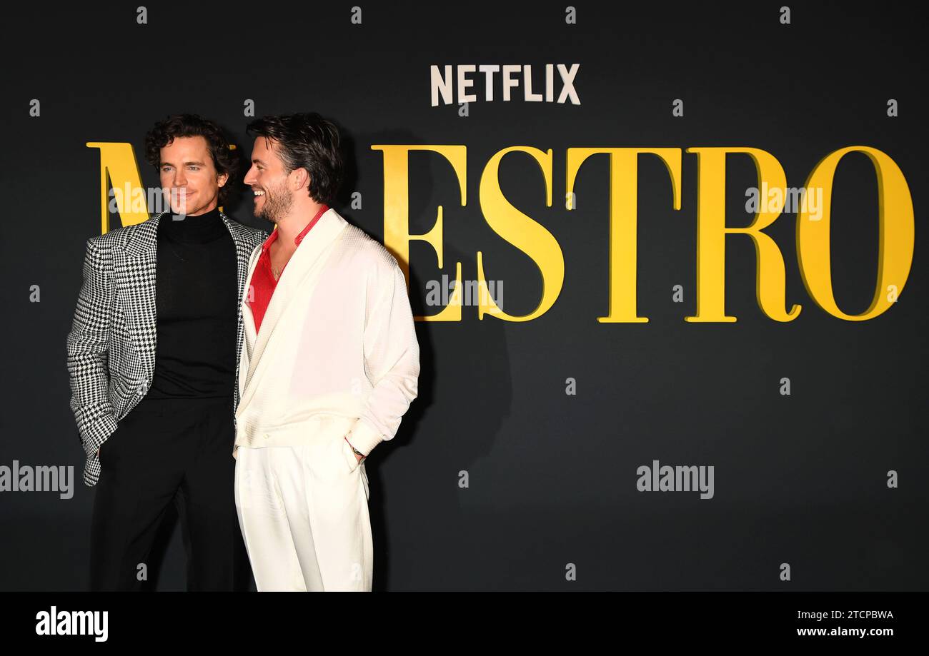 LOS ANGELES, CALIFORNIA - DECEMBER 12: (L-R) Matt Bomer and Jonathan ...