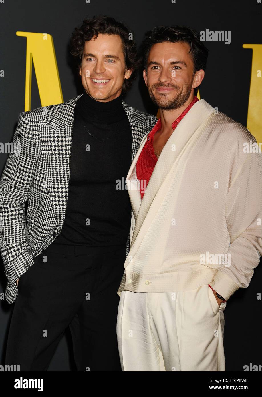 LOS ANGELES, CALIFORNIA - DECEMBER 12: (L-R) Matt Bomer and Jonathan ...