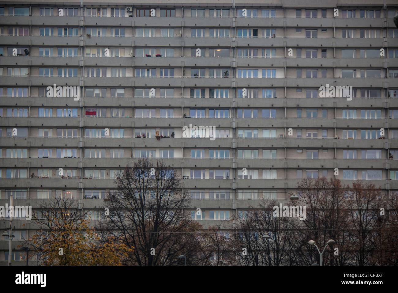 Soviet era apartment block in hi-res stock photography and images - Alamy
