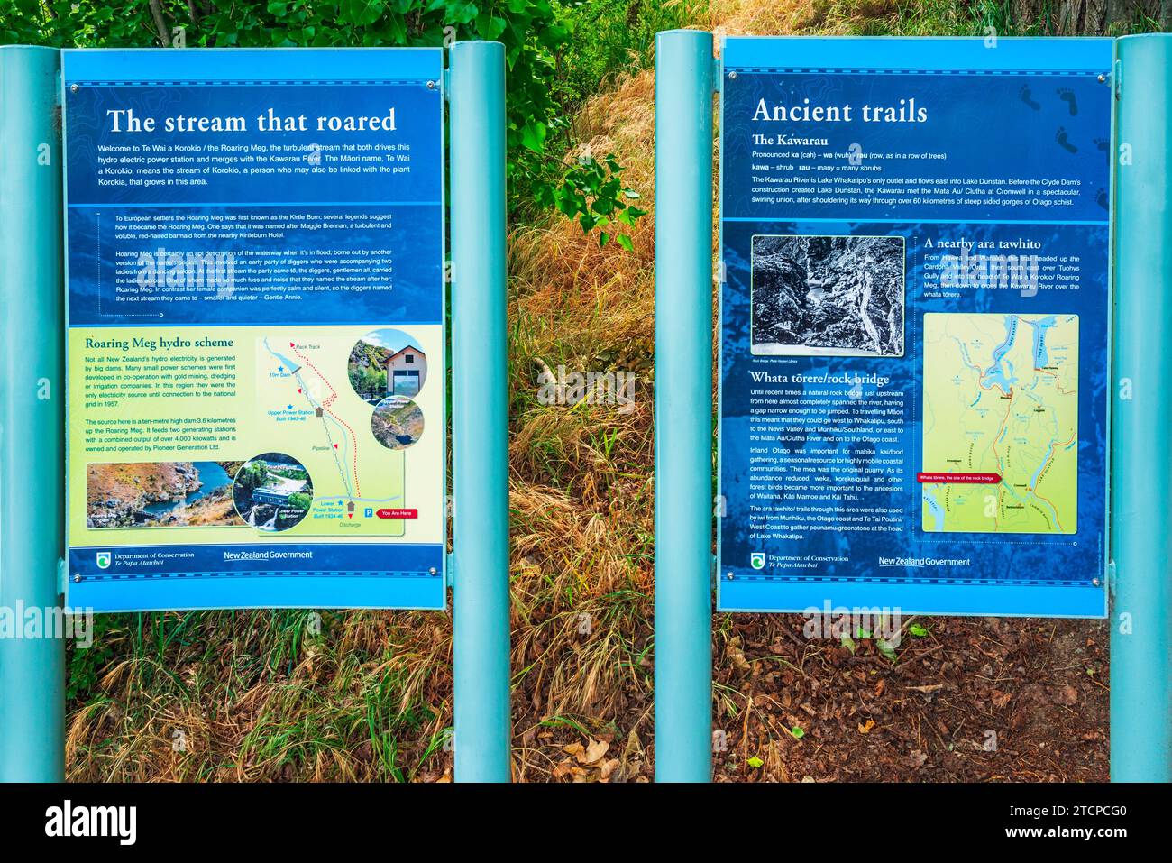 The Roaring Meg in Kawarau Gorge, Otago, South Island, New Zealand ...
