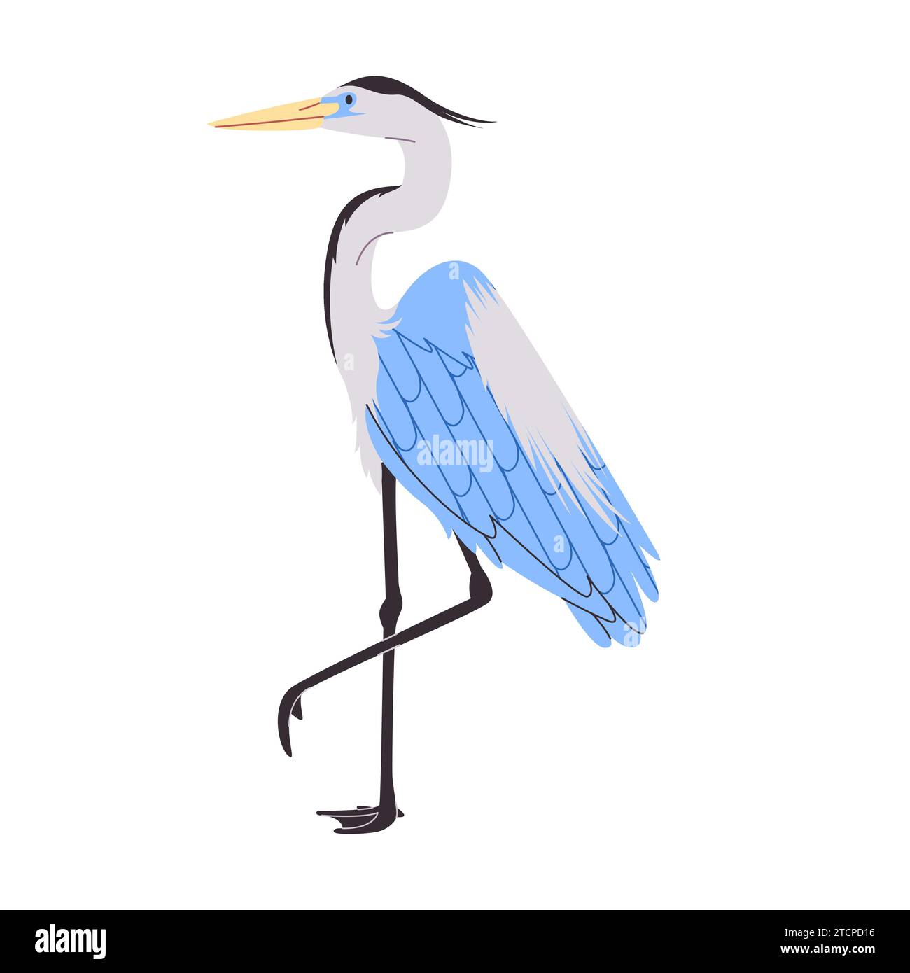 Large heron species Stock Vector Images - Alamy