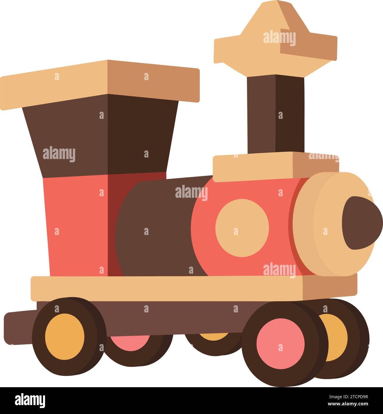 wood toy train design Stock Vector Image & Art - Alamy
