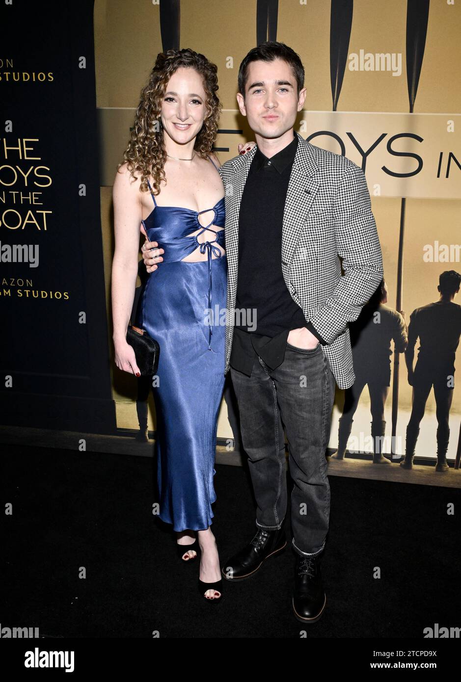 Luke Slattery, right, and wife Lane attend a special screening of "The ...