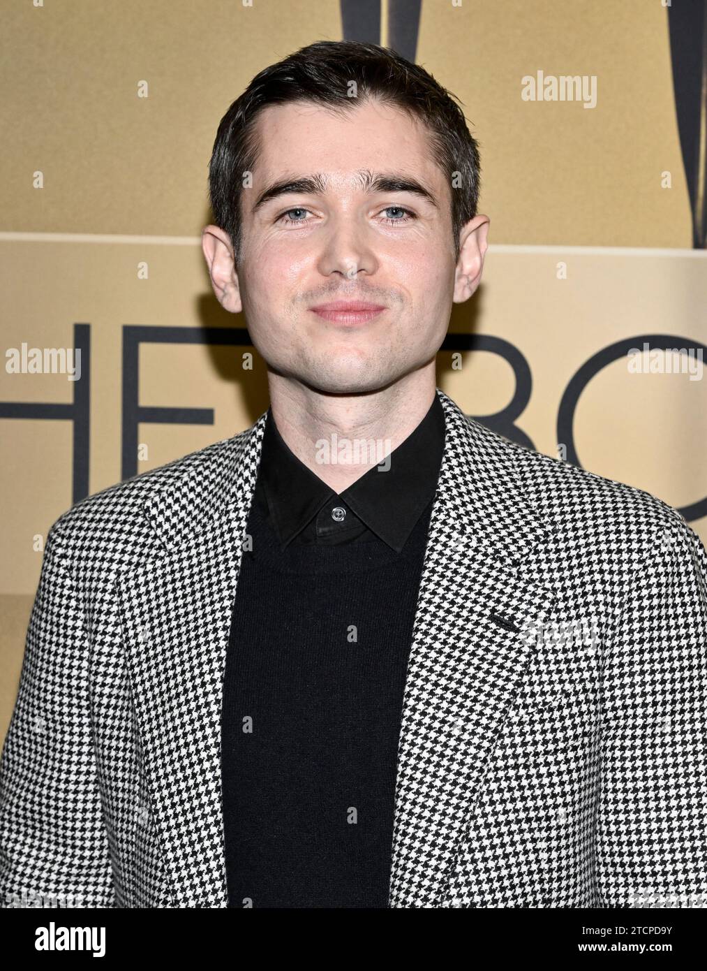 Luke Slattery attends a special screening of "The Boys in the Boat" at ...