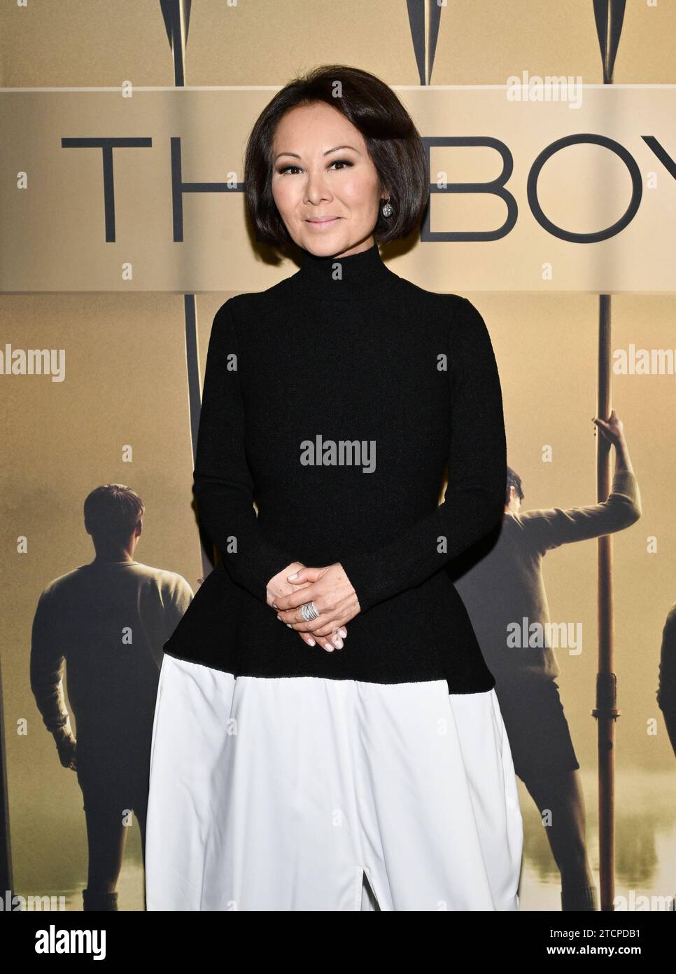 Alina Cho attends a special screening of "The Boys in the Boat" at the Museum of Modern Art on ...