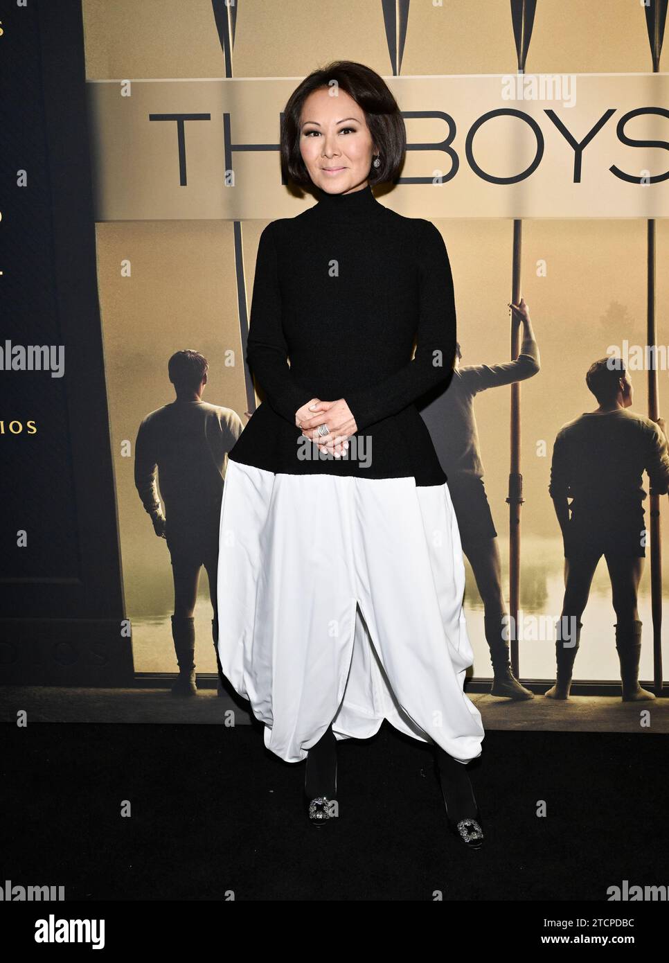 Alina Cho attends a special screening of "The Boys in the Boat" at the ...