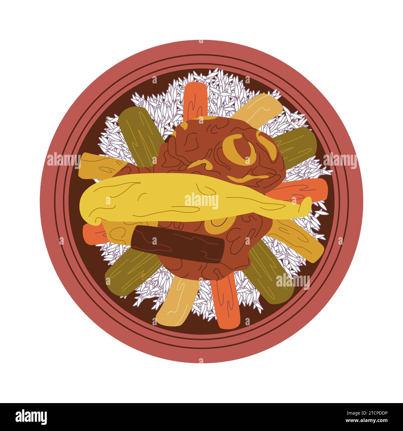 African gastronomy Stock Vector Images - Alamy