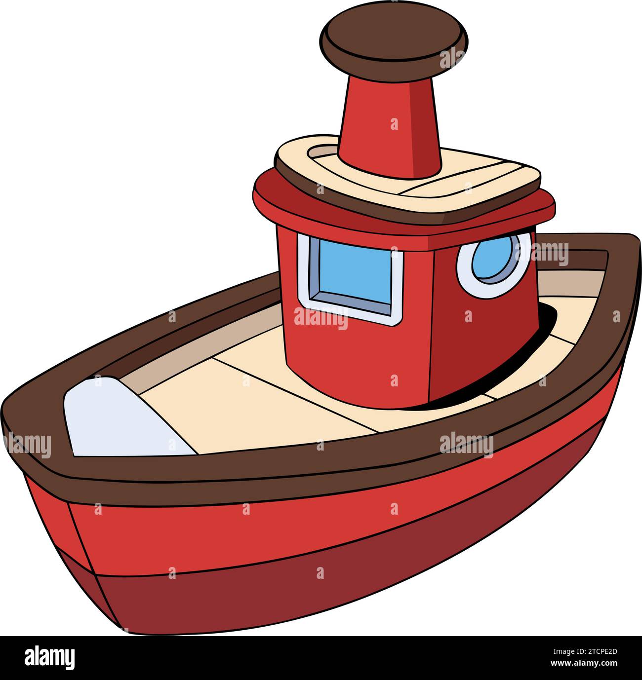 Wooden model old ship Stock Vector Images - Alamy