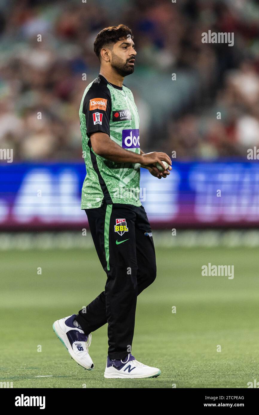 Melbourne, Australia. 13th Dec 2023. Melbourne Stars player Haris Rauf ...