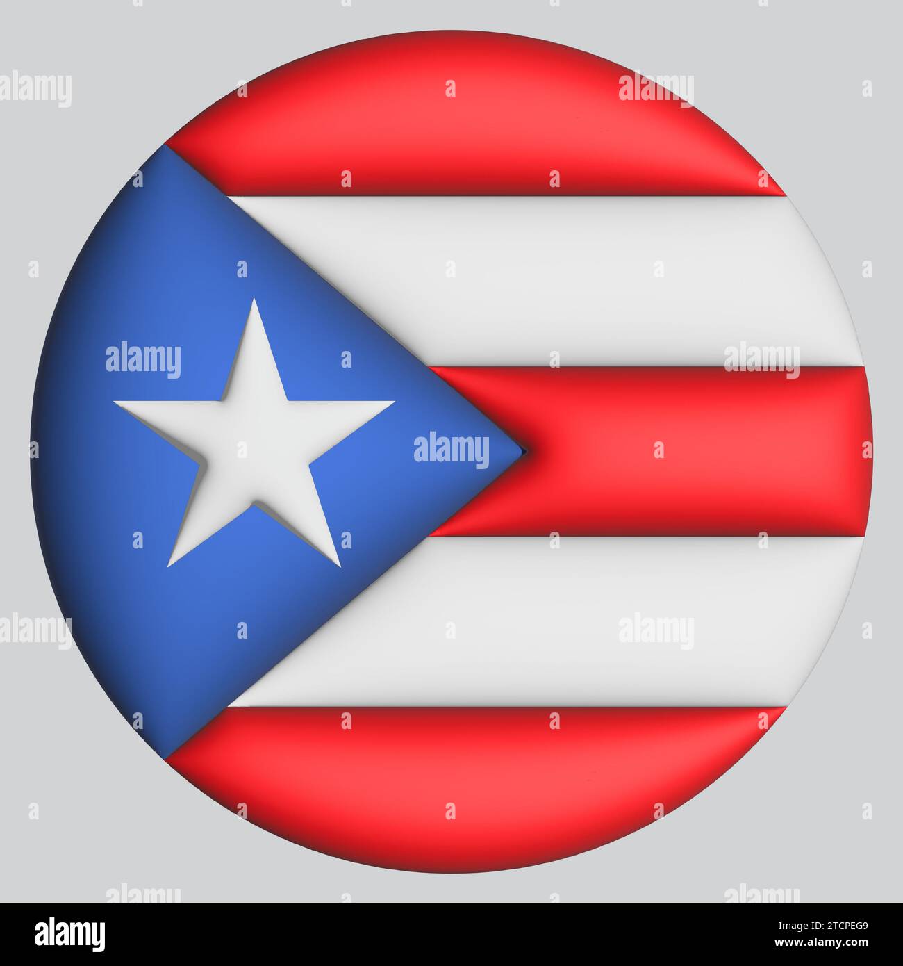 Puerto rico flag circle hi-res stock photography and images - Alamy