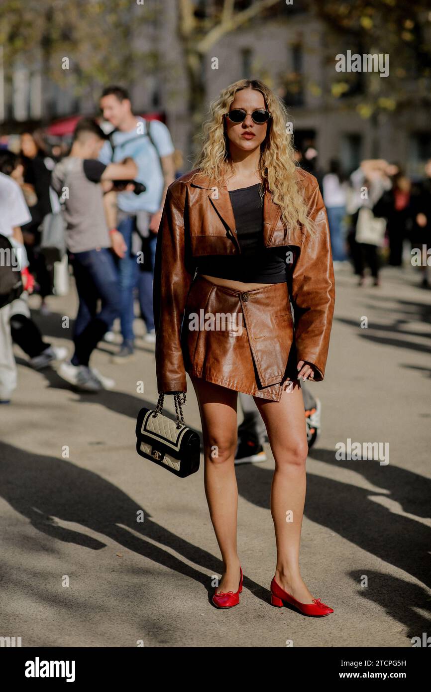 Paris, France. 02nd Oct, 2023. Street style, Jessica Mercedes Kirschner ...