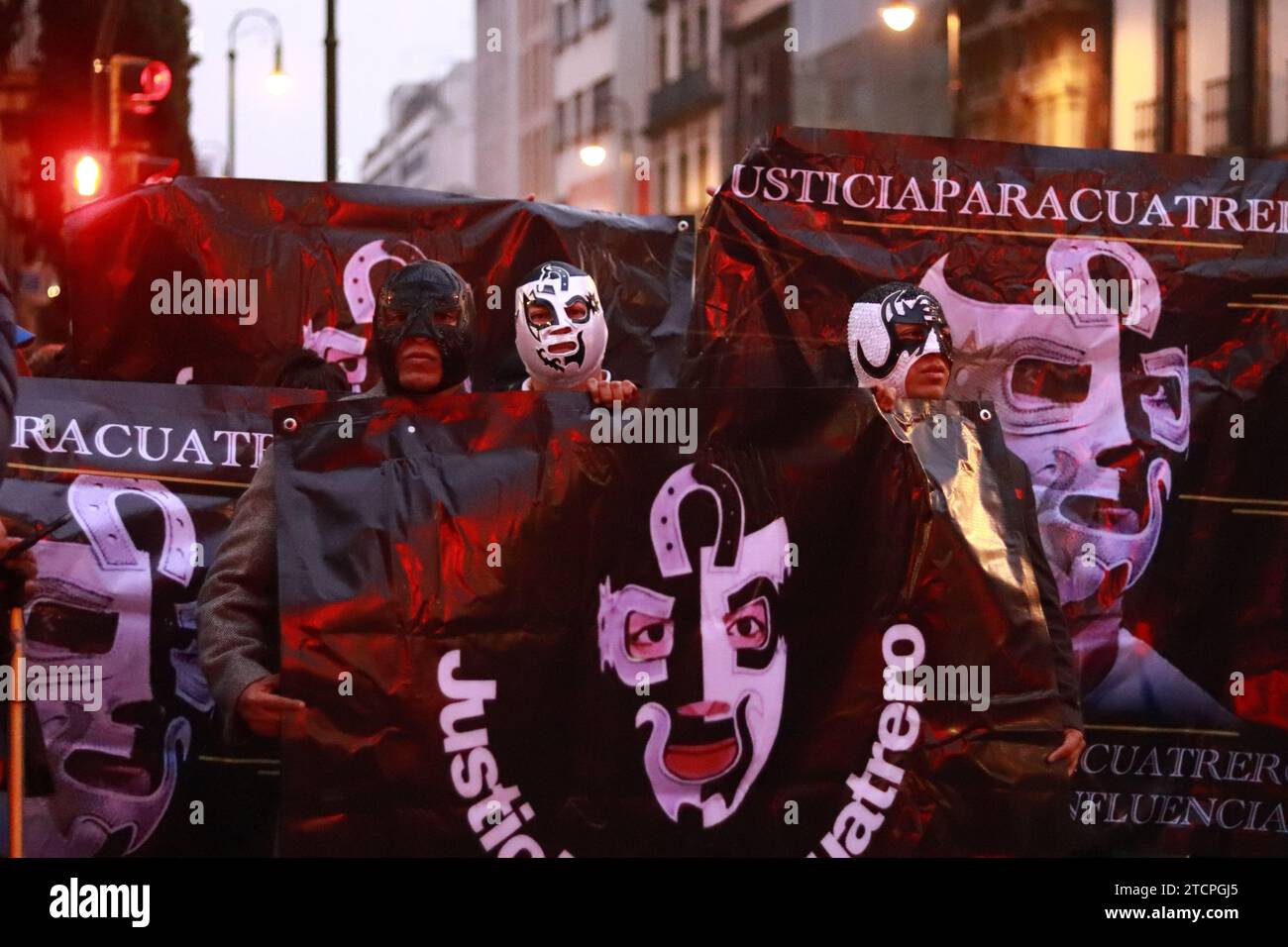 Non Exclusive: Members of the wrestling union protest to demand the ...