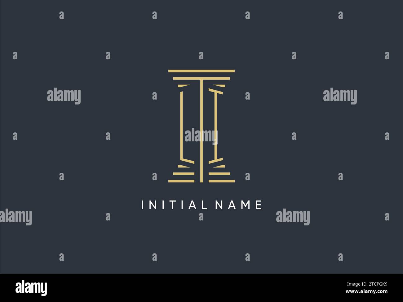 LI initial monogram with pillar shape logo design inspiration Stock ... LI initial monogram with pillar shape logo design inspiration Stock ...