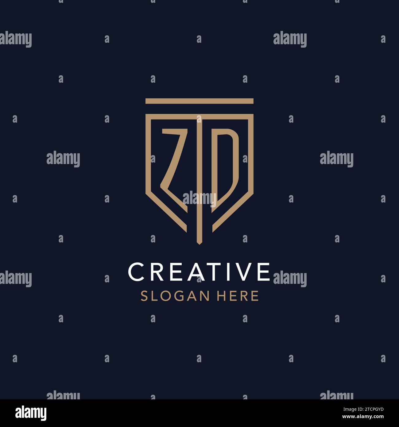 Zd logos Stock Vector Images - Alamy