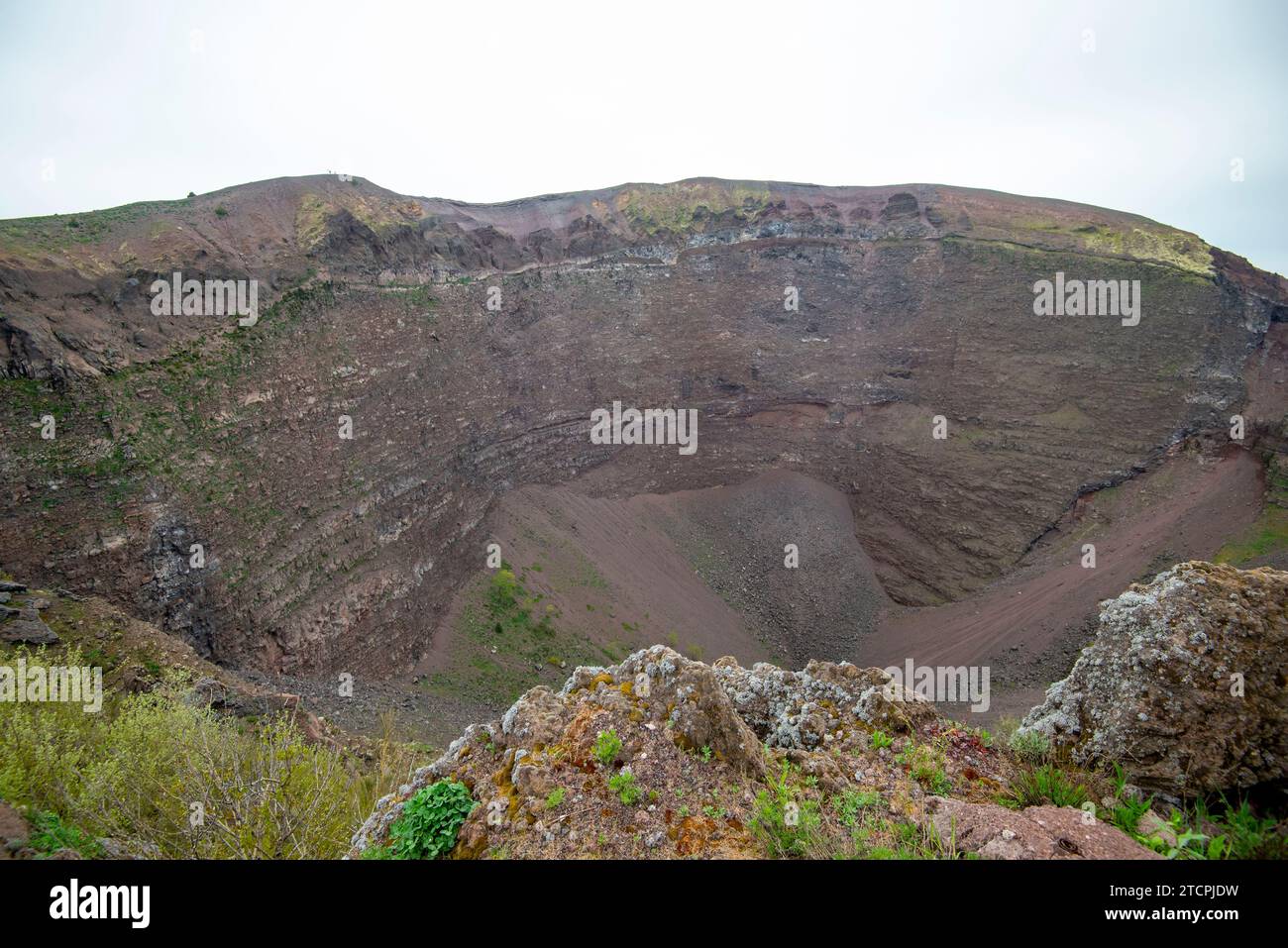 Crater of Vesuvius - Italy Stock Photo - Alamy
