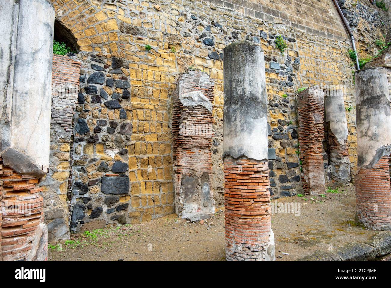 Ancient Roman Town of Herculaneum - Italy Stock Photo - Alamy
