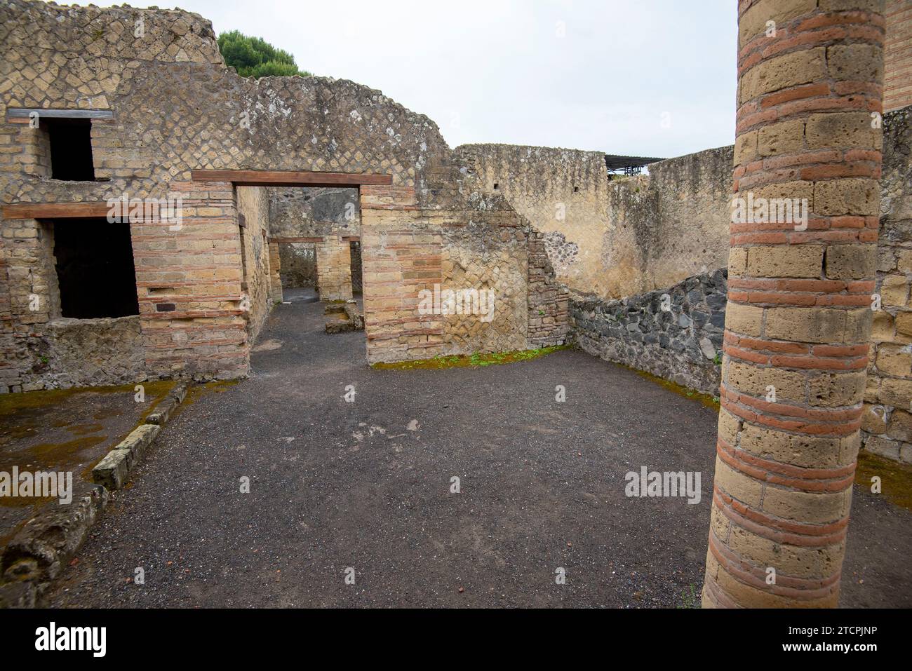 Ancient Roman Town of Herculaneum - Italy Stock Photo - Alamy