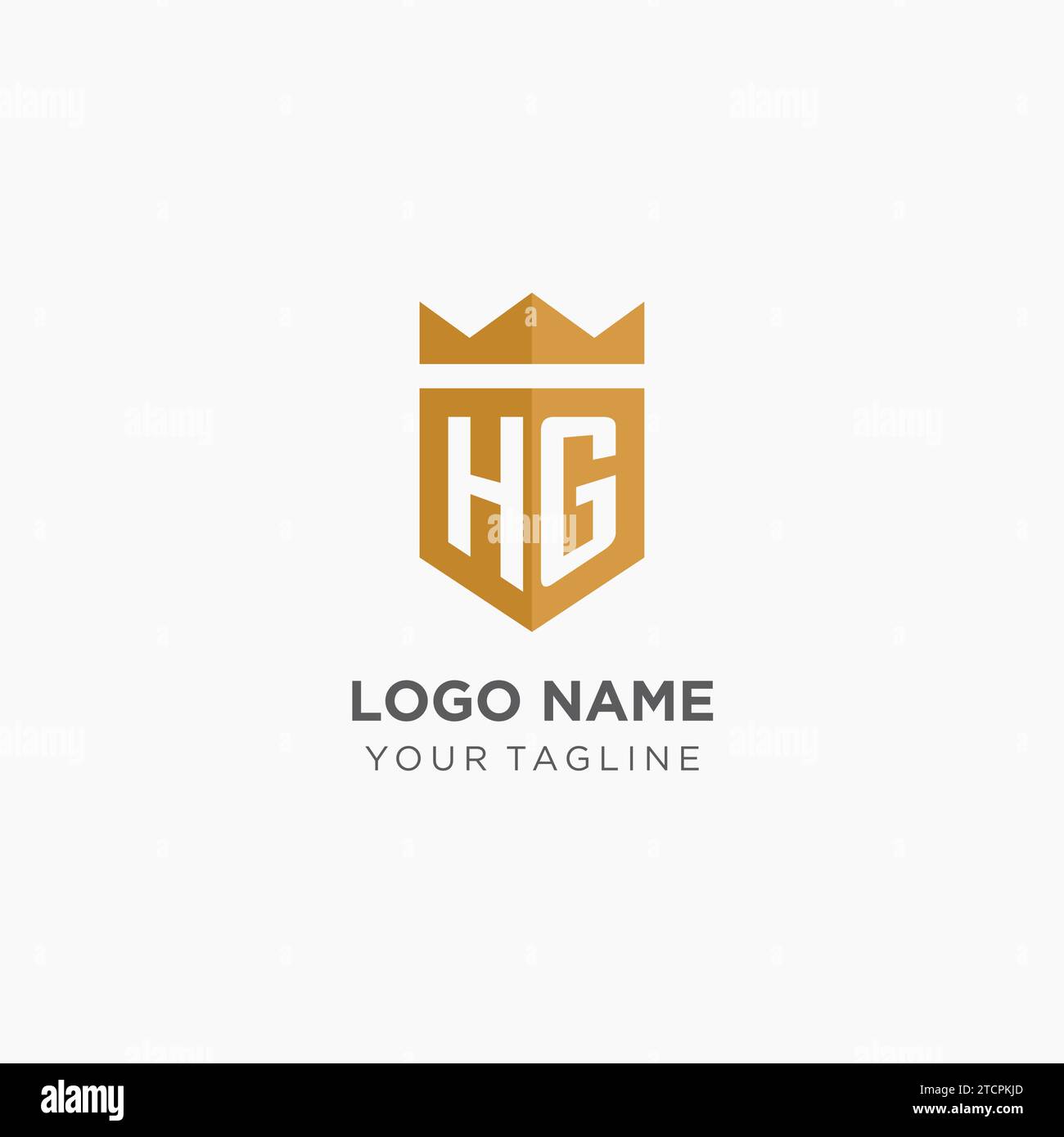 Monogram HG logo with geometric shield and crown, luxury elegant ... Monogram HG logo with geometric shield and crown, luxury elegant ...