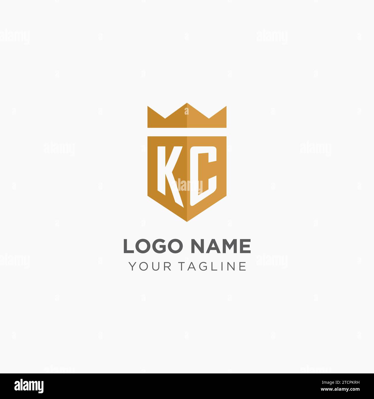 Initial kc logo vector vectors Cut Out Stock Images & Pictures - Alamy