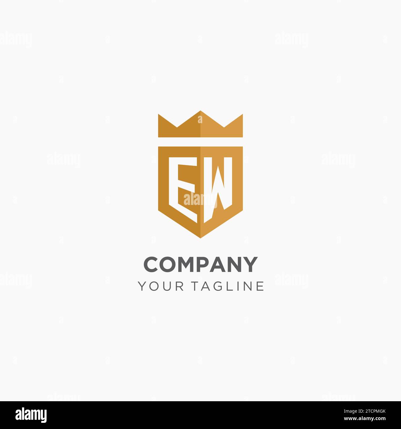 Ew luxury logo Stock Vector Images - Alamy