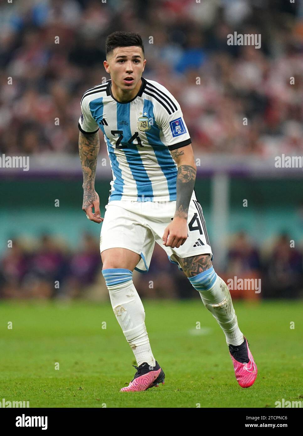 File photo dated 13-12-2022 of Enzo Fernandez. Chelsea broke the ...
