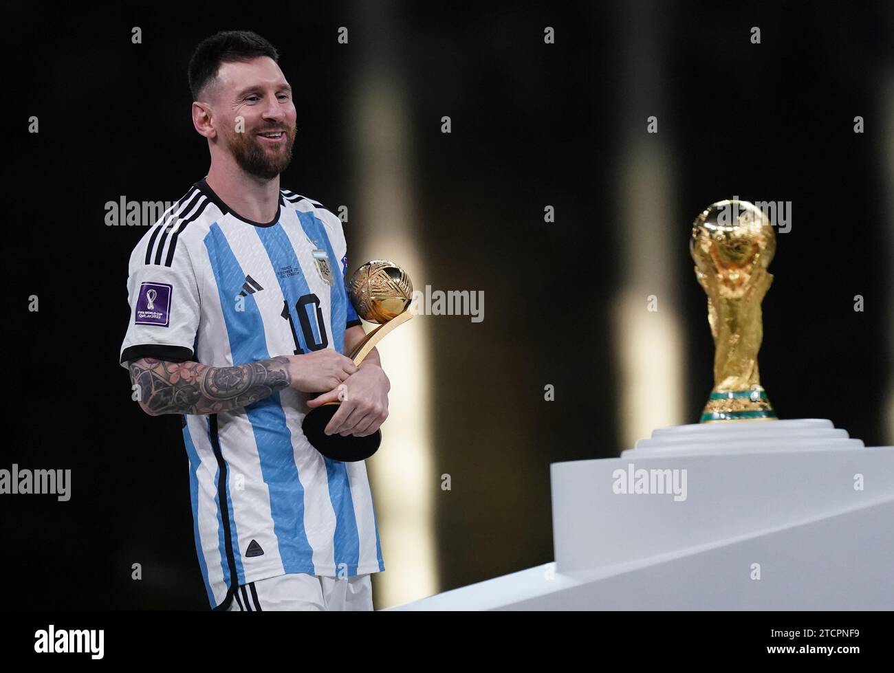 File photo dated 18-12-2022 of Argentina star Lionel Messi, who claimed ...