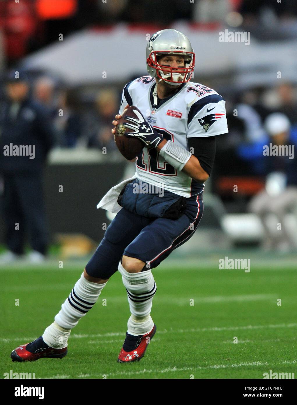 File photo dated 28-10-2012 of seven-time Super Bowl champion Tom Brady, who announced his ...