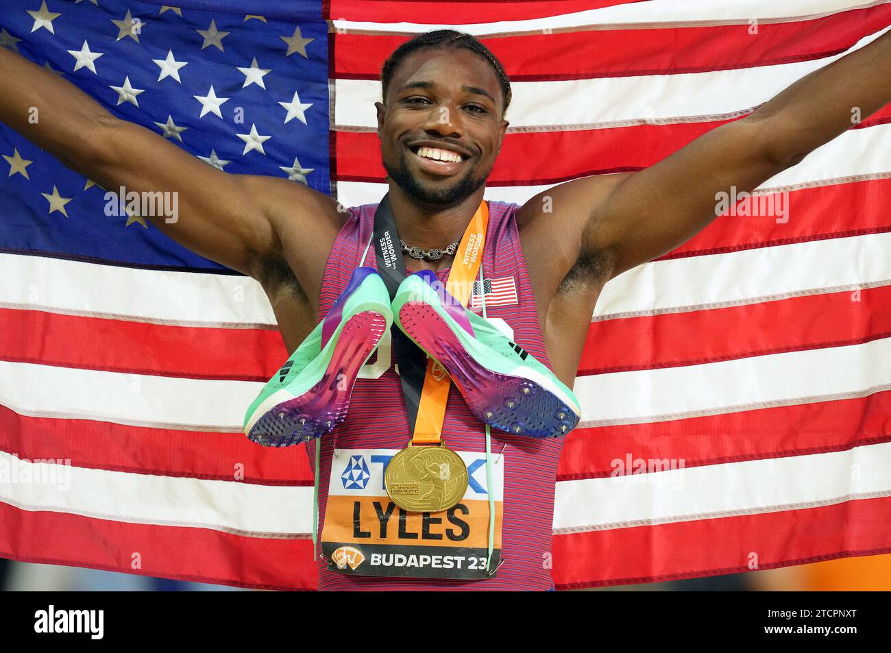 File photo dated 25-08-2023 of Noah Lyles. The US track star dazzled in ...