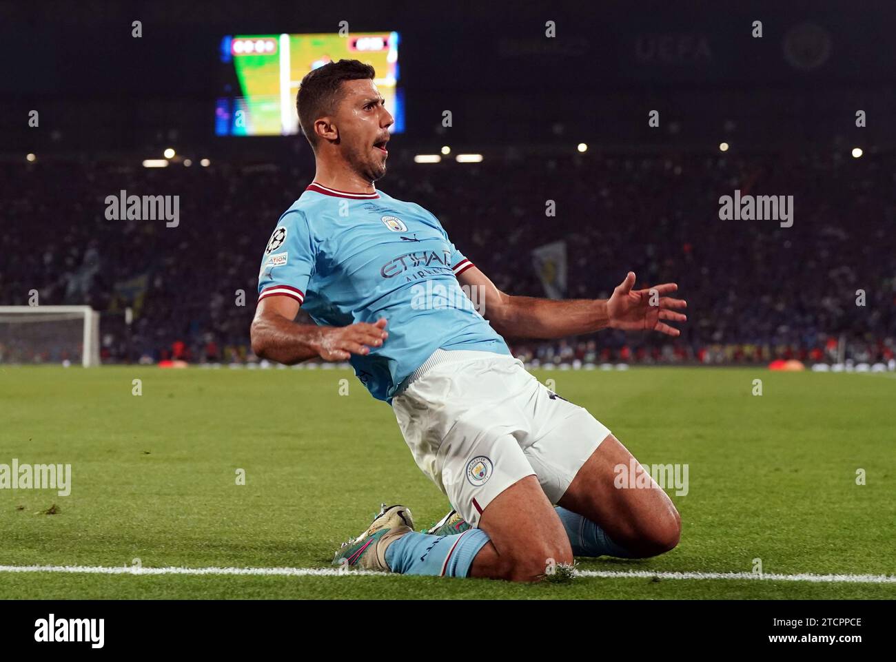 File photo dated 10-06-2023 of Manchester City's Rodri celebrates ...