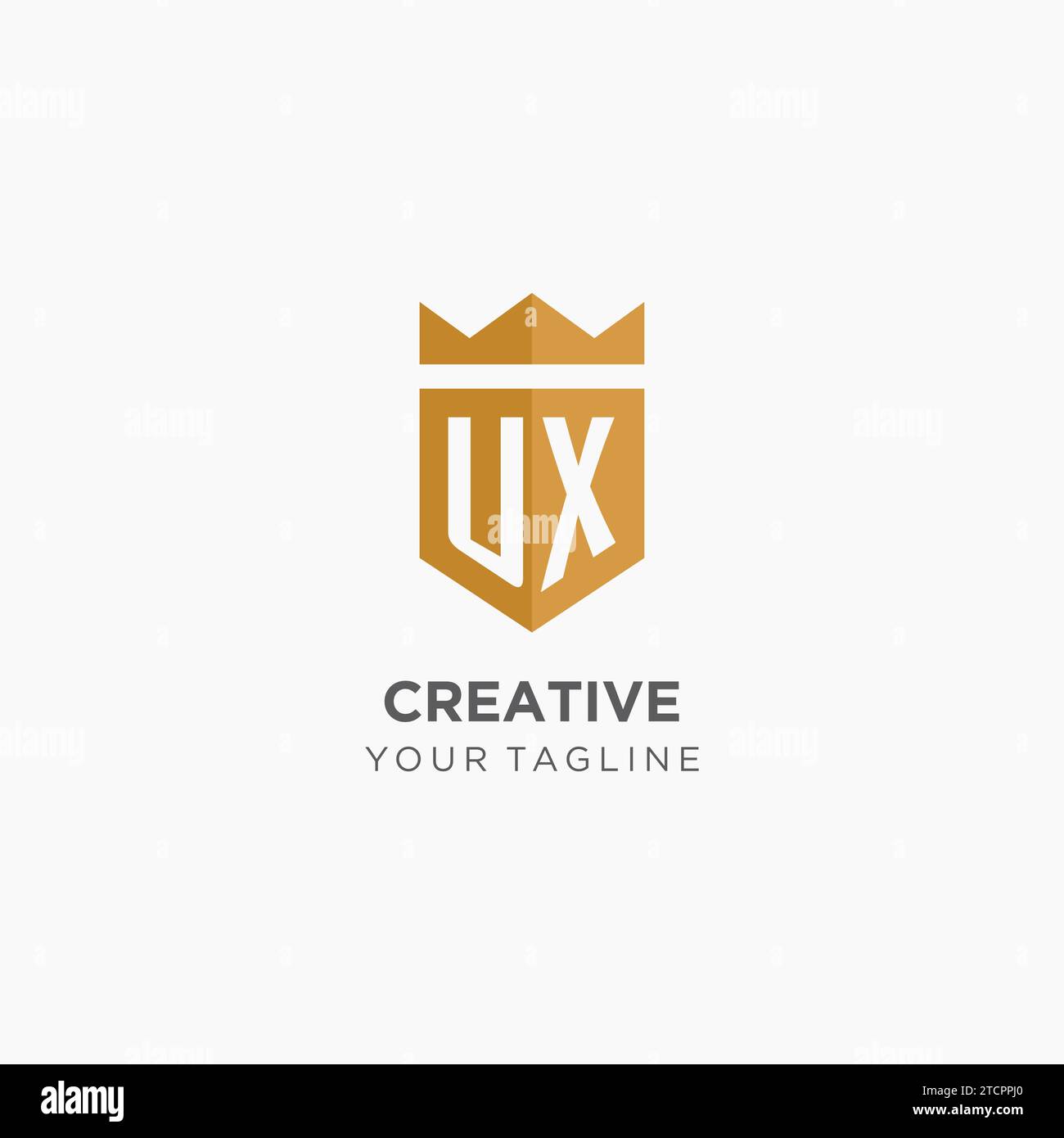 Initial ux Stock Vector Images - Alamy