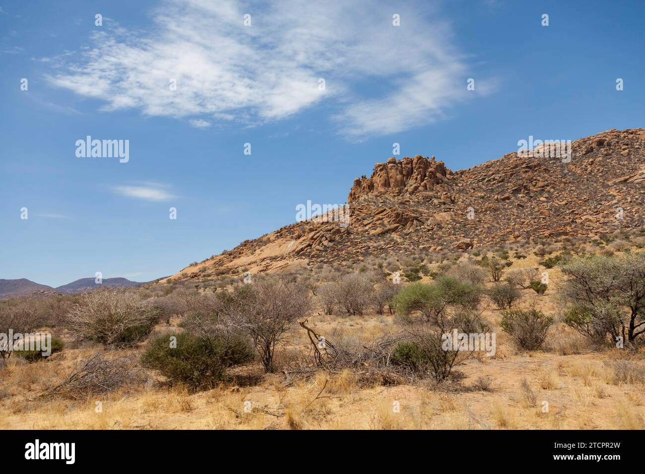 Landscape in the Erongo Mountains, Namibia Stock Photo - Alamy