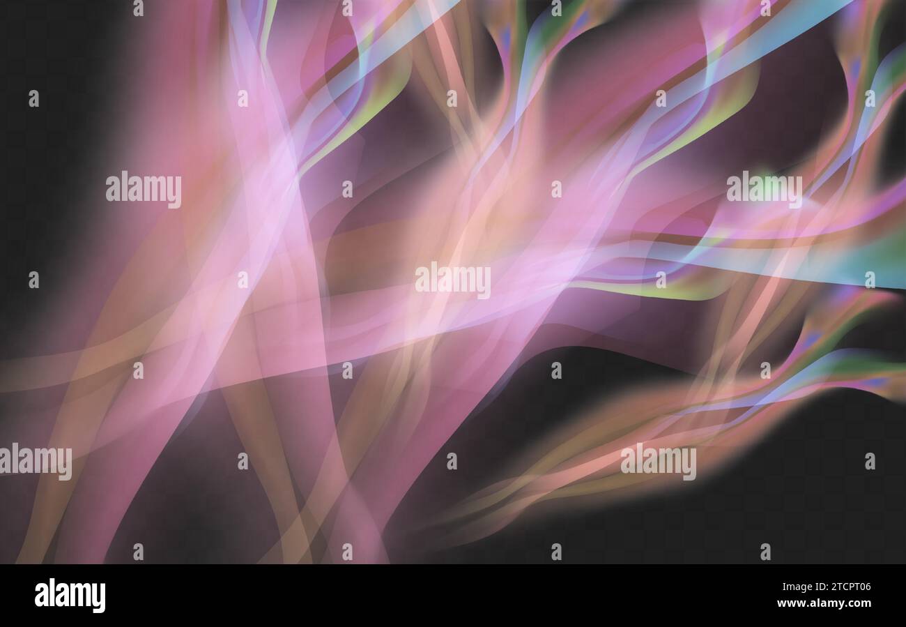 Overlay for backgrounds. Triangular prism concept. A set of colorful ...