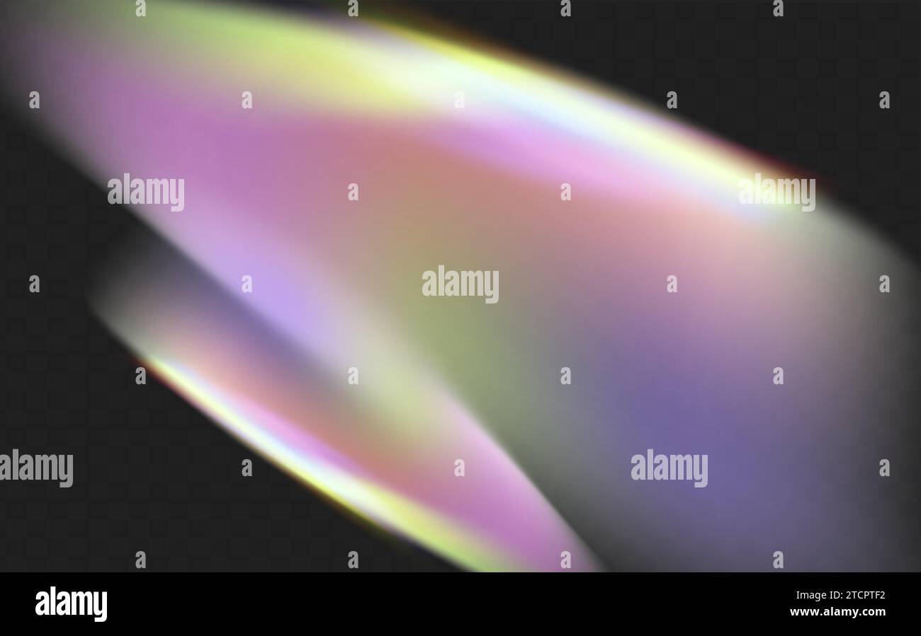 Overlay for backgrounds. Triangular prism concept. A set of colorful ...