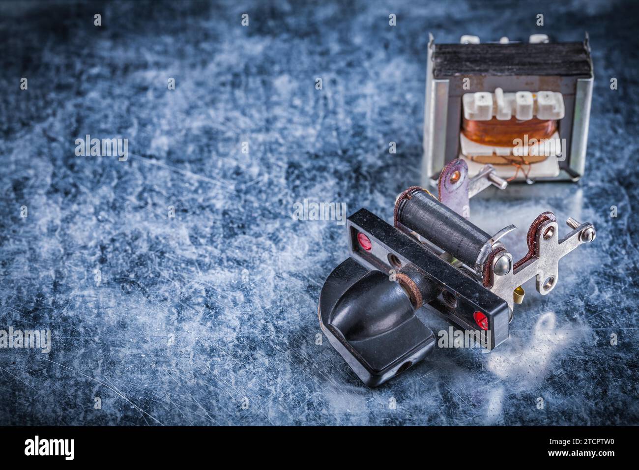 Electrical resistors horizontal version vintage electricity concept ...