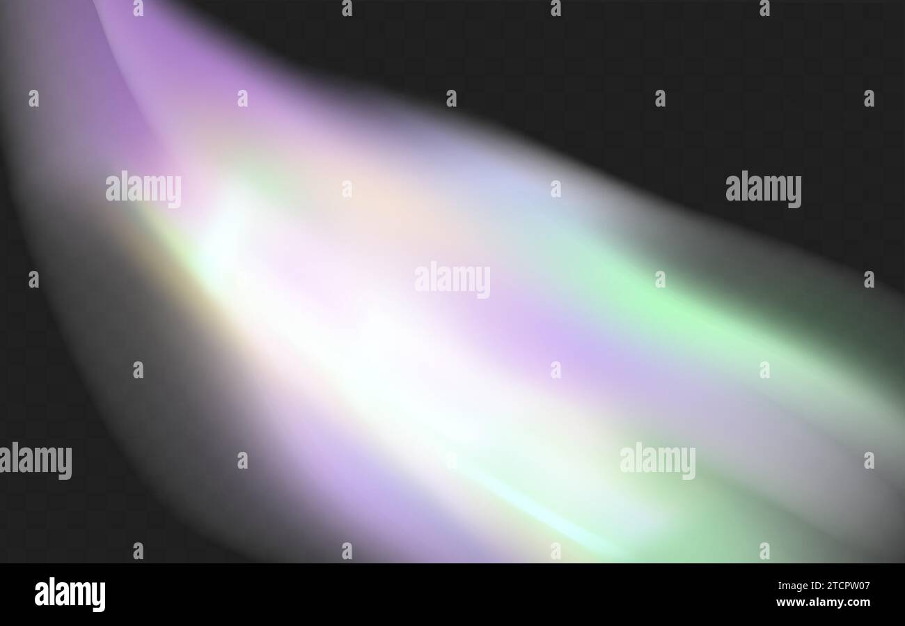 Overlay for backgrounds. Triangular prism concept. A set of colorful vector lens, crystal ...
