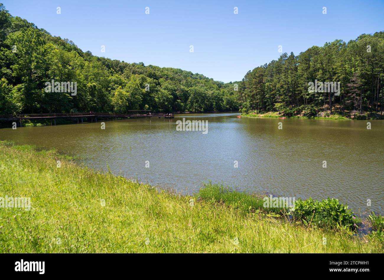 Lake Vesuvius Recreation Area at Wayne National Forest in Ohio Stock ...