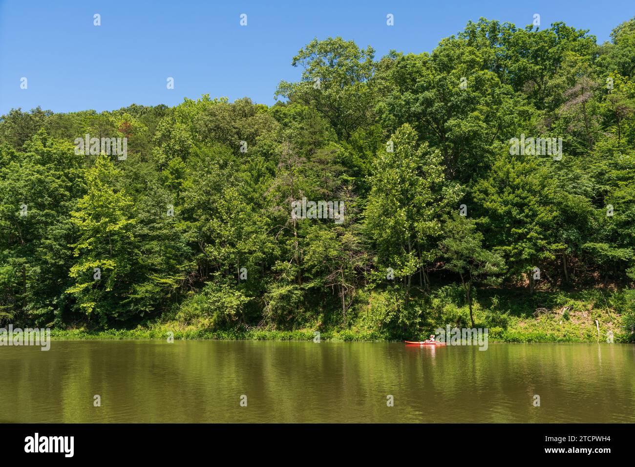 Lake Vesuvius Recreation Area at Wayne National Forest in Ohio Stock ...