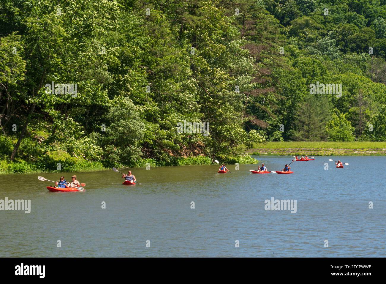Lake Vesuvius Recreation Area at Wayne National Forest in Ohio Stock ...