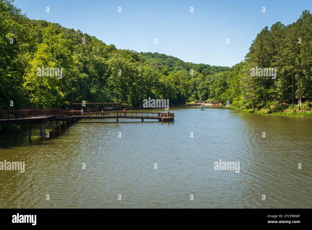 Lake Vesuvius Recreation Area at Wayne National Forest in Ohio Stock ...