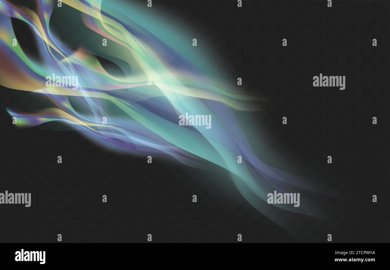 Overlay for backgrounds. Triangular prism concept. A set of colorful ...