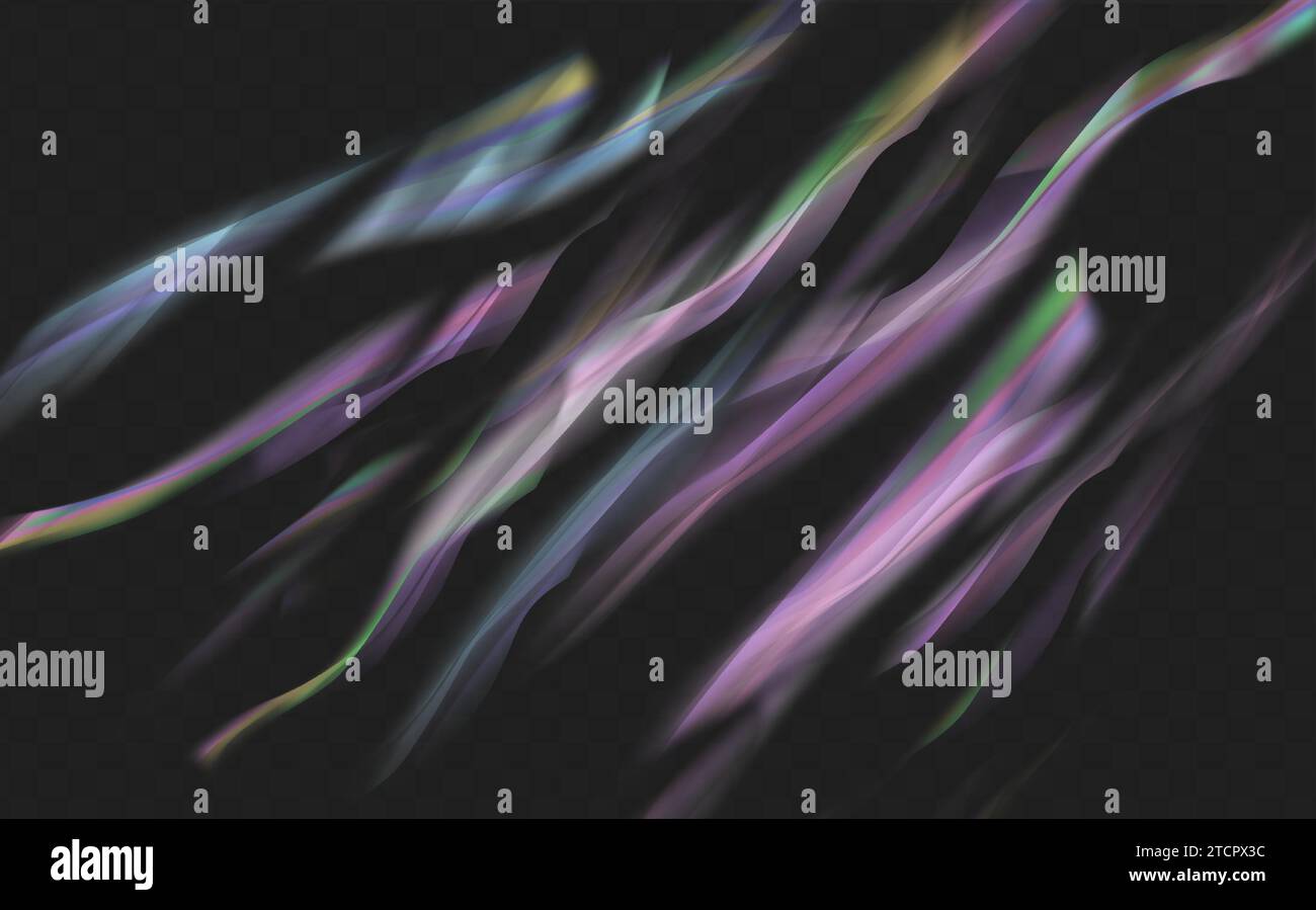 Overlay for backgrounds. Triangular prism concept. A set of colorful ...