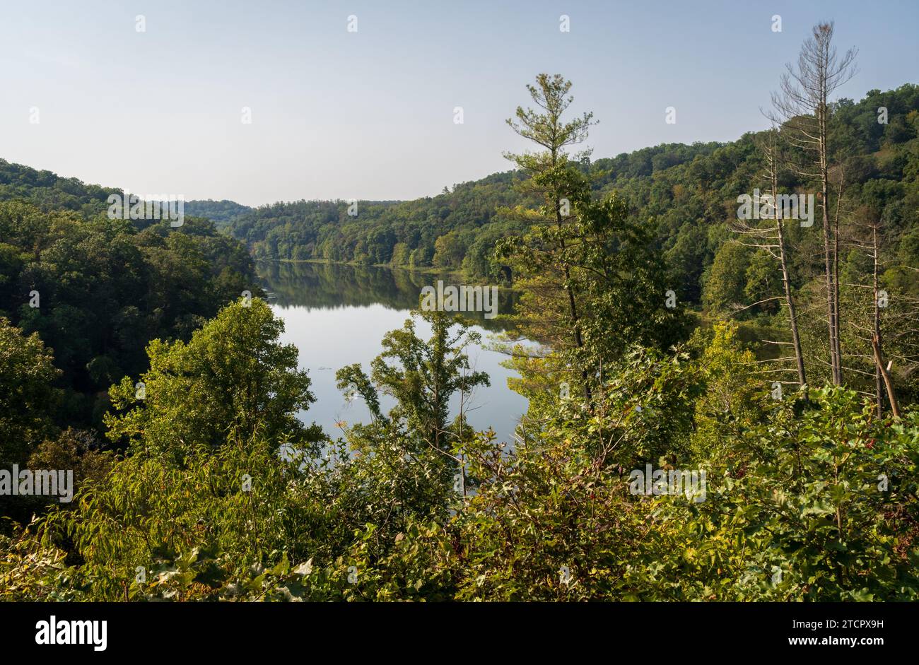 Lake Vesuvius Recreation Area at Wayne National Forest in Ohio Stock ...