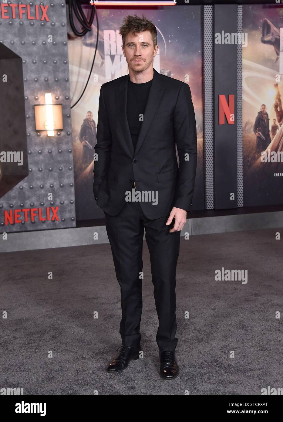 Hollywood, USA. 13th Dec, 2023. Garrett Hedlund arriving to the ‘Rebel ...